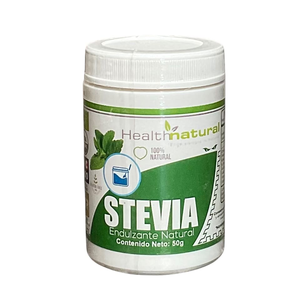 Stevia Endulzante Natural en Polvo 50g Health Natural – Siempre Saludable