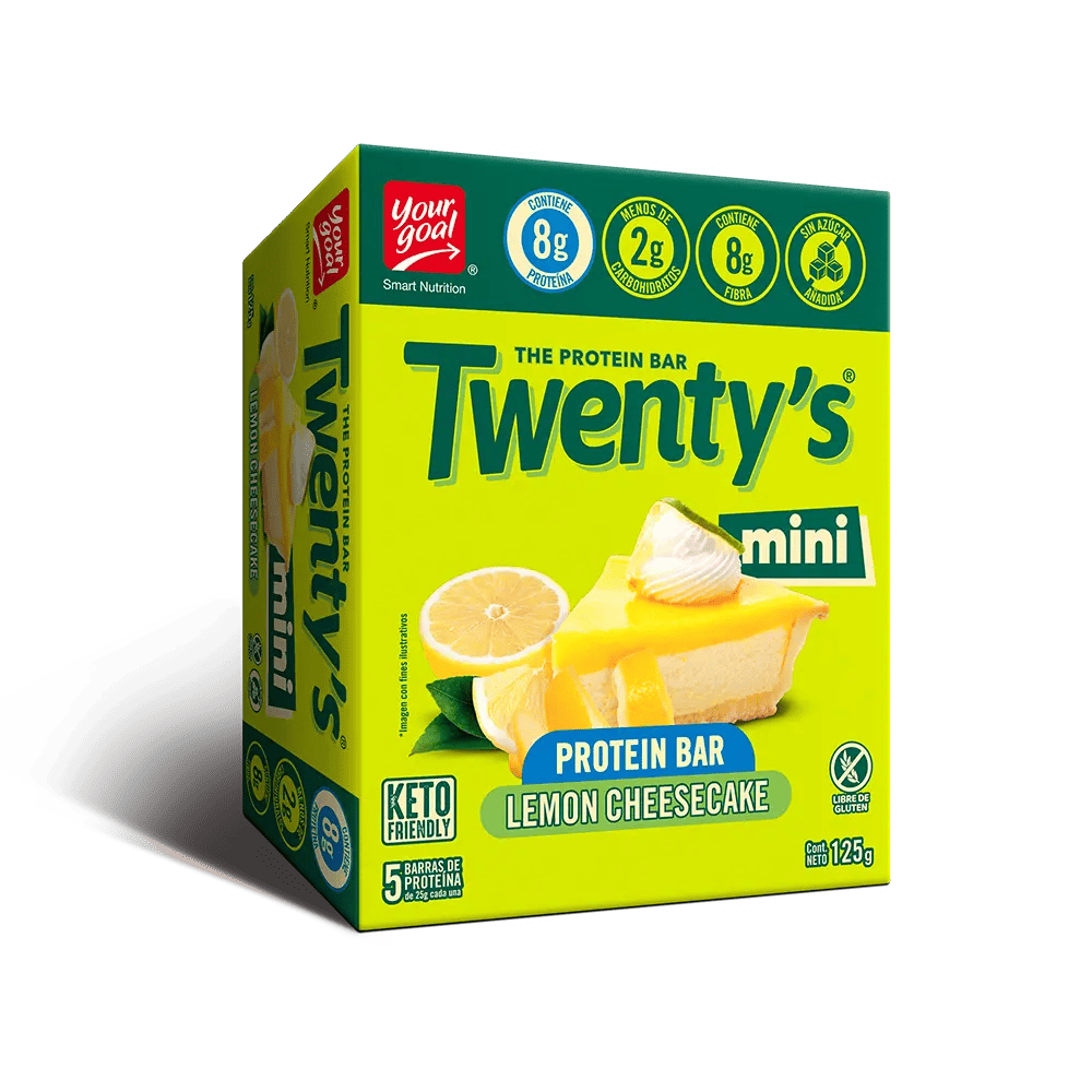 Barritas De Proteína Twenty's Mini Lemon Cheesecake – Siempre Saludable